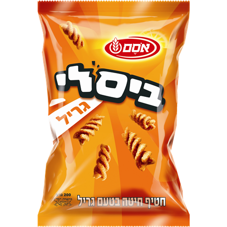 Osem Bissli Grill Flavored Wheat Snack 200 grams – HomeKosher