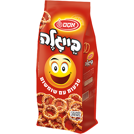 Osem Bagel Sesame Rings Pretzels 300 grams Pack of 2 – HomeKosher